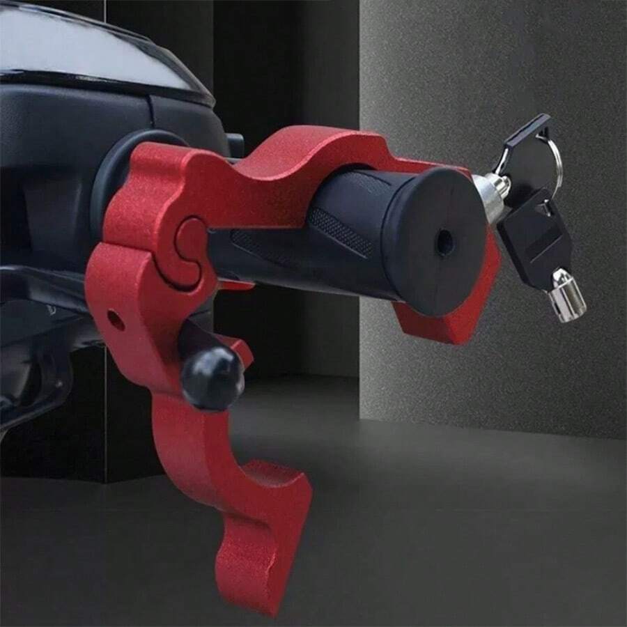 Motorcycle Handlebar Lock Heavy Duty Anti-Theft Locking Device Ultimate ...