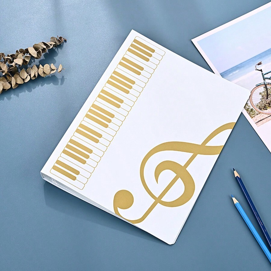 Guitar Sheet Music Clip A4 Document Folder, Musical Score File Holder ...