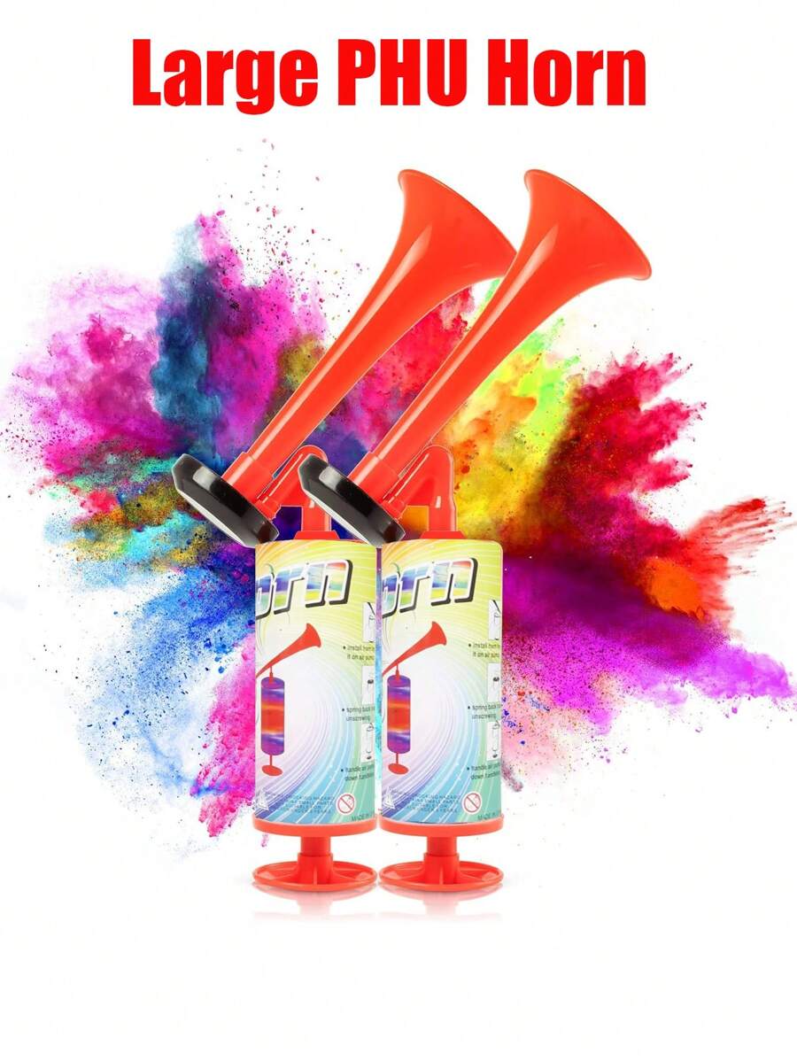 2 - Large Airflow Horns, Handheld Airflow Horn Speakers For Birthday ...