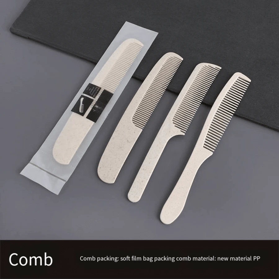 5pcs Hotel Disposable Comb Set, Plastic Comb For Guests' Hair And ...