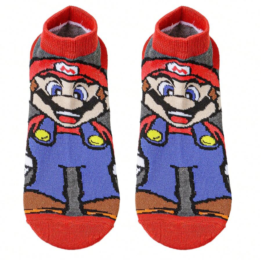 / 10Pairs Super Mario Brother Gamers Socks Cartoon Anime Gamers Socks ...