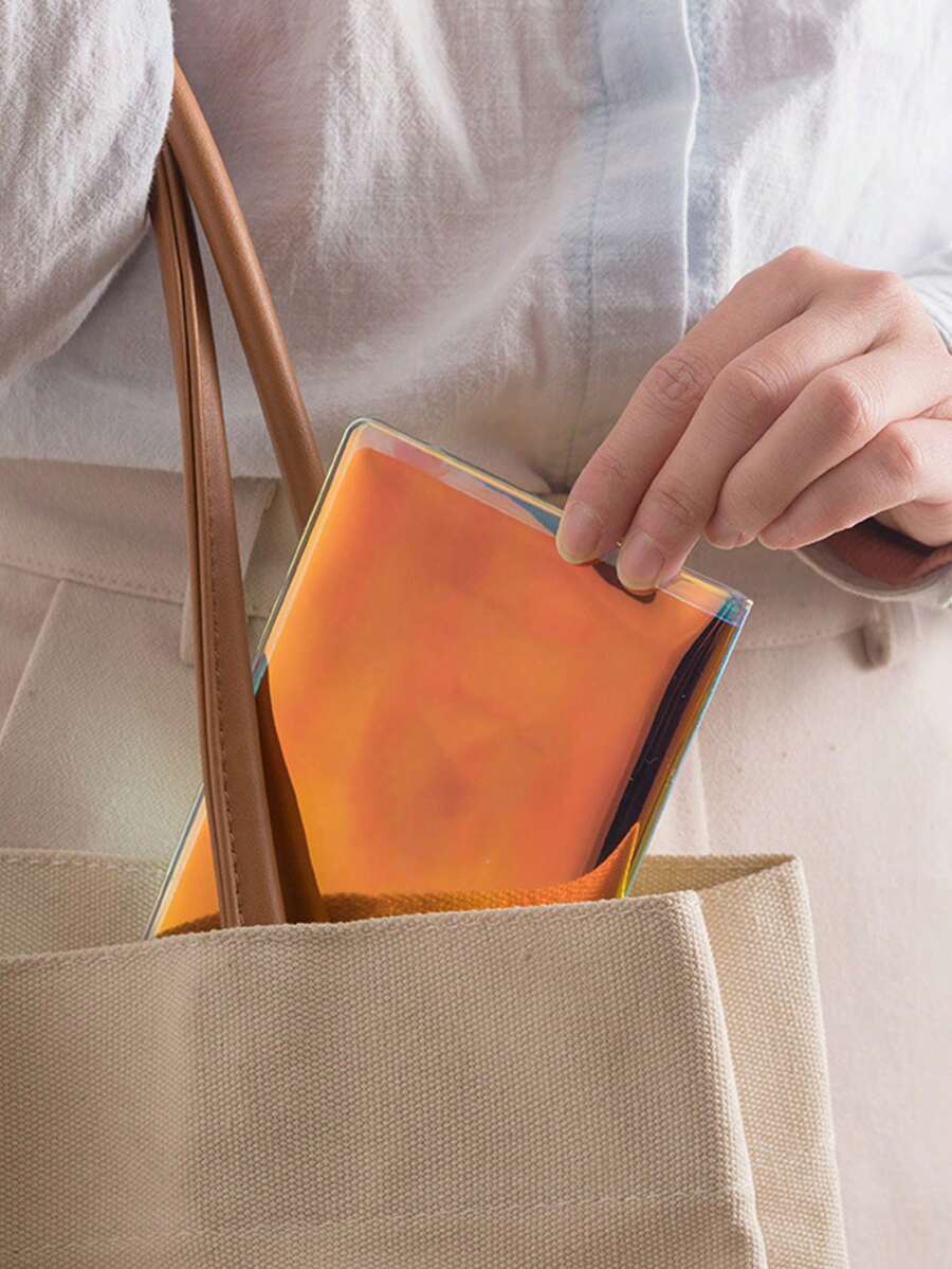 1pc Transparent PVC Passport Protector Waterproof Transparent Passport ...