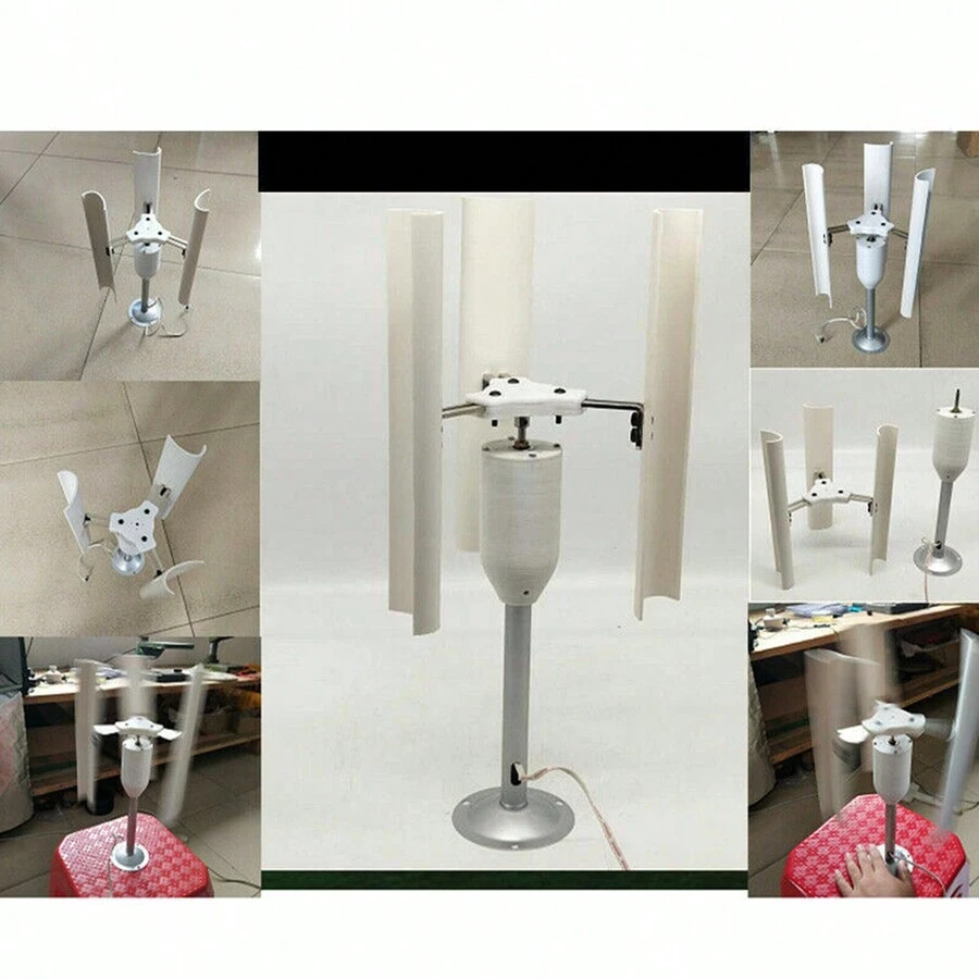 DIY Wind Turbine Model Vertical Axis Permanent Magnet Generator Home ...