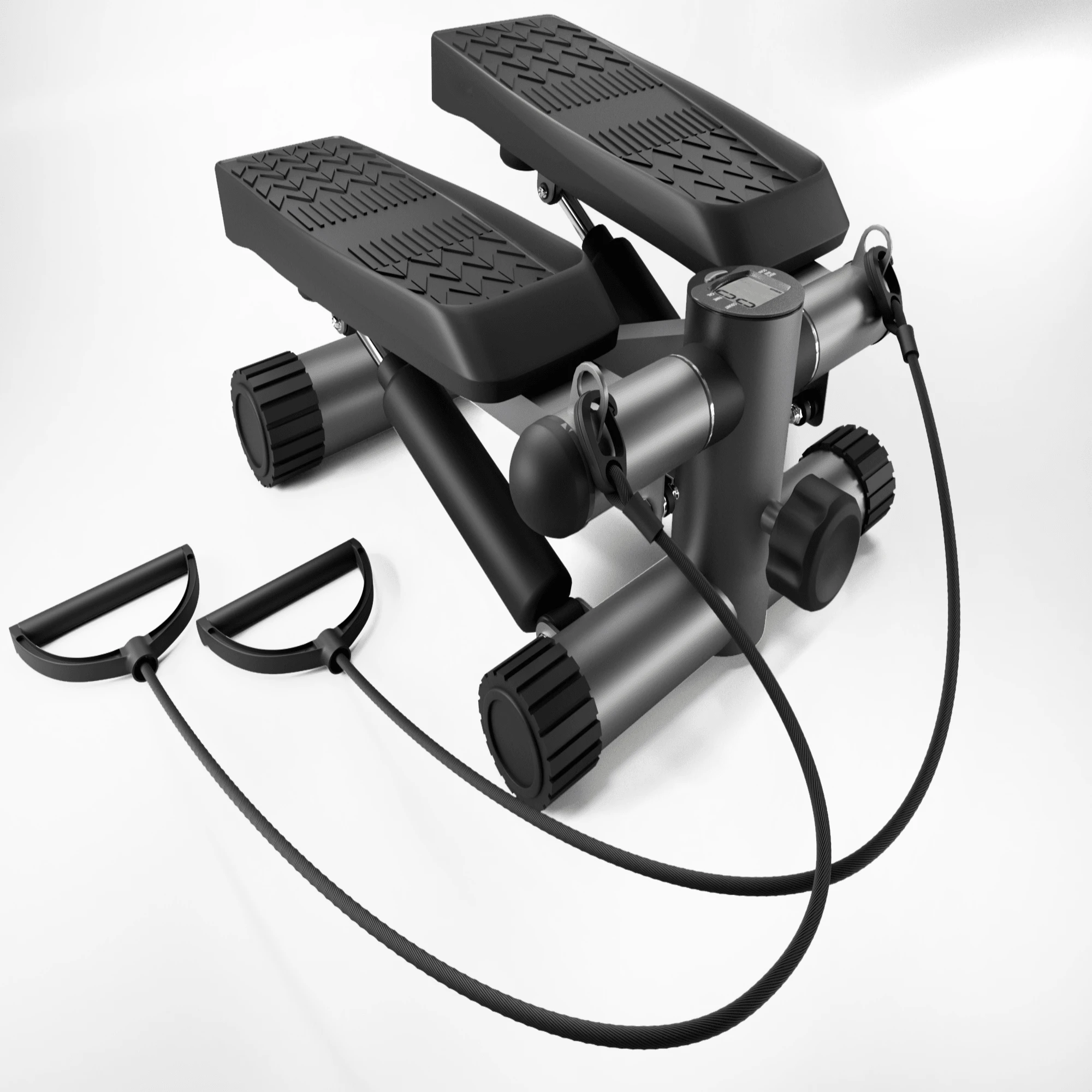 Steppers For Exercise, Stair Stepper With Resistance Bands, Mini ...