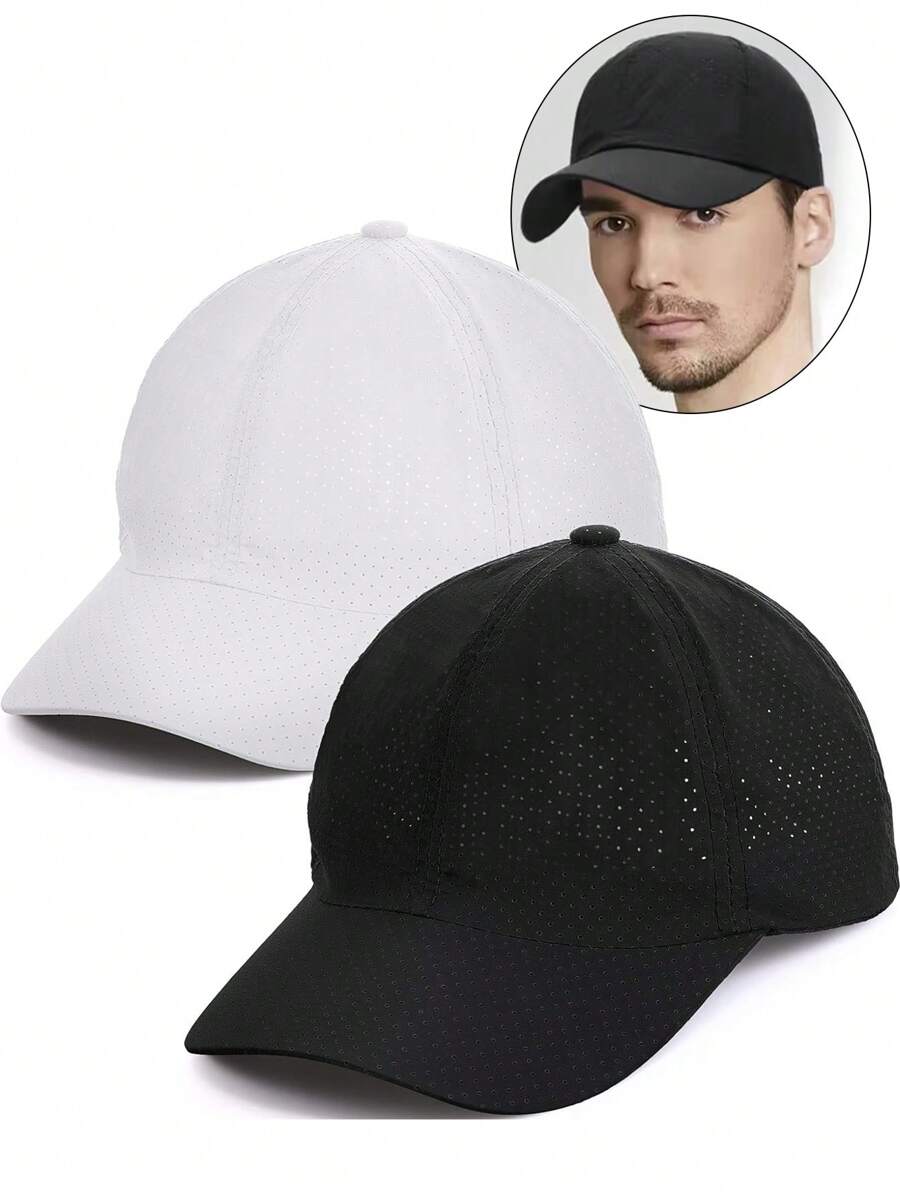 Quick Dry Baseball Hat Mesh Sports Hat Workout Tennis Hat For Men Women ...