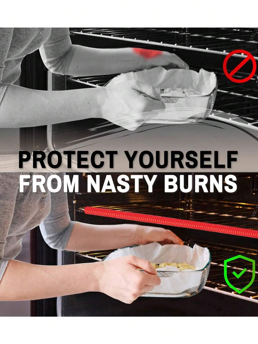 Oven Rack Guard, 14 Inch Long (1pc) - Heat Resistant Oven Rack ...