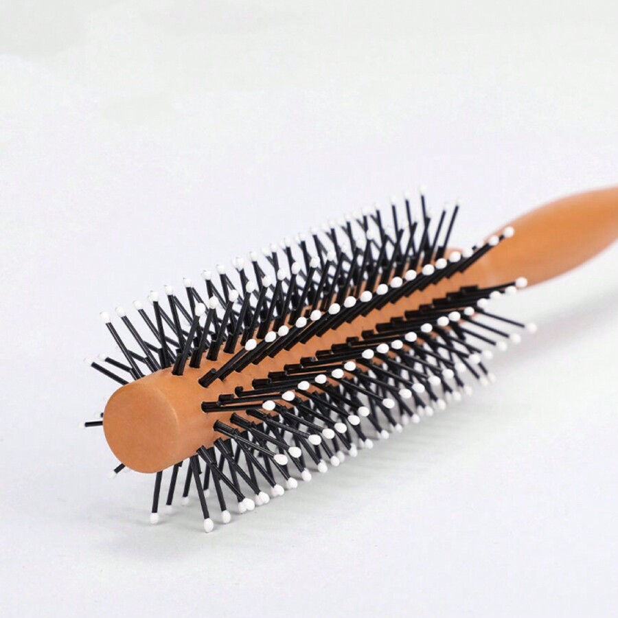 1pc Beaded Small Wooden Comb With Pointed Tail For Volume, Blowout ...