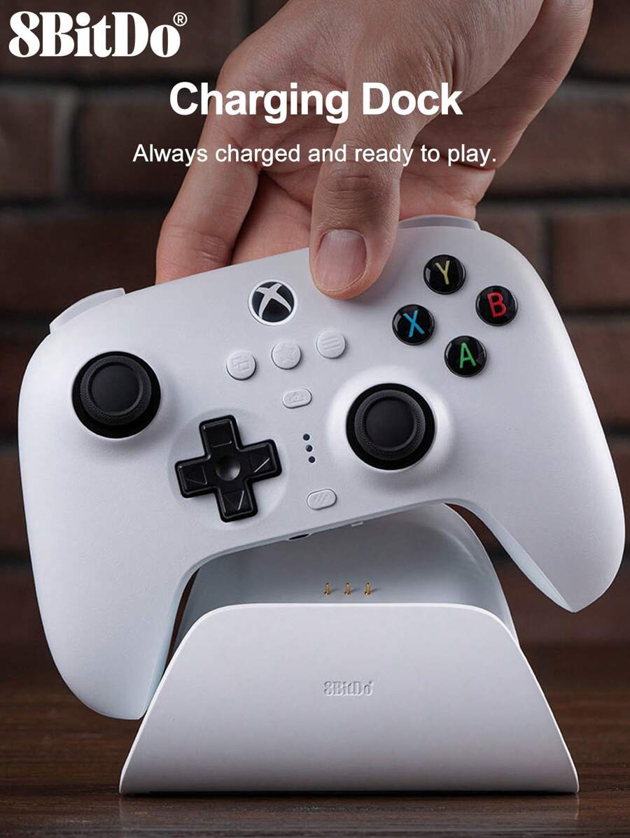 8bitdo 8BitDo Xboxコントローラー マイクロソフトXbox公式ライセンス品 充電ドック ホールセンサートリガー&ジョイ ...