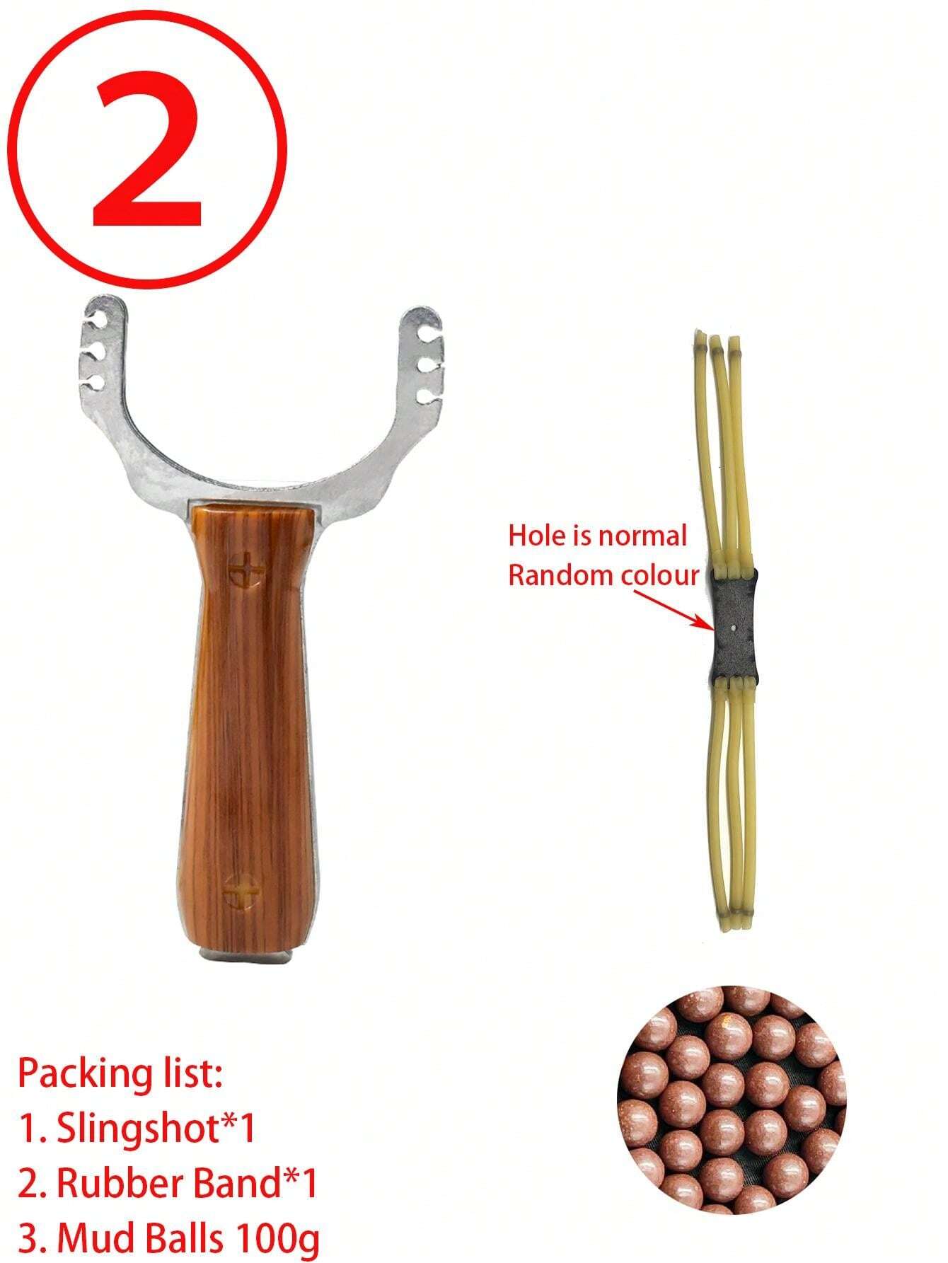 1pc Outdoor Shooting Slingshot,Four Packages To Choose From For Outdoor ...
