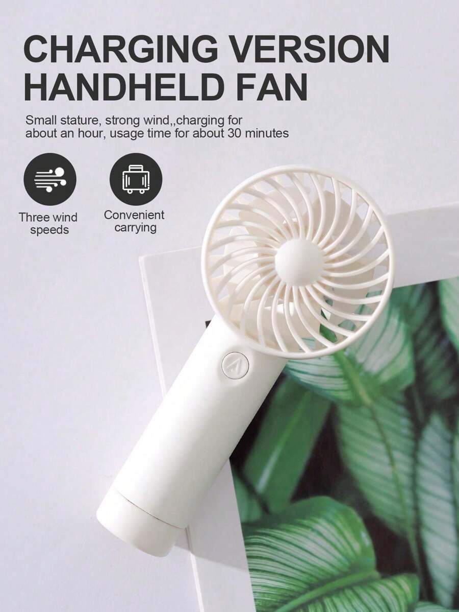 AOYI 1pc 500mAh Lithium Battery Rechargeable Portable Handheld Mini Fan ...