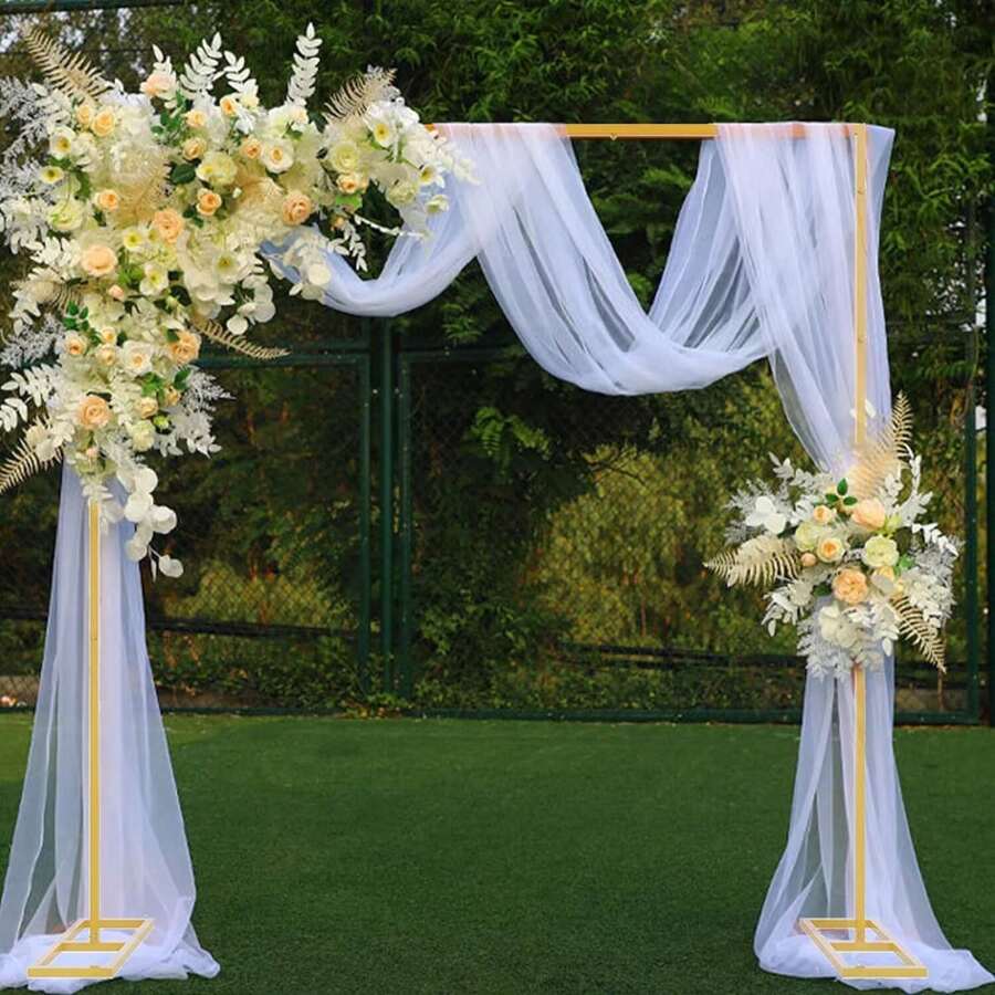 Metal Balloon Arch Frame Stand With Base For Parties Wedding Birthday ...
