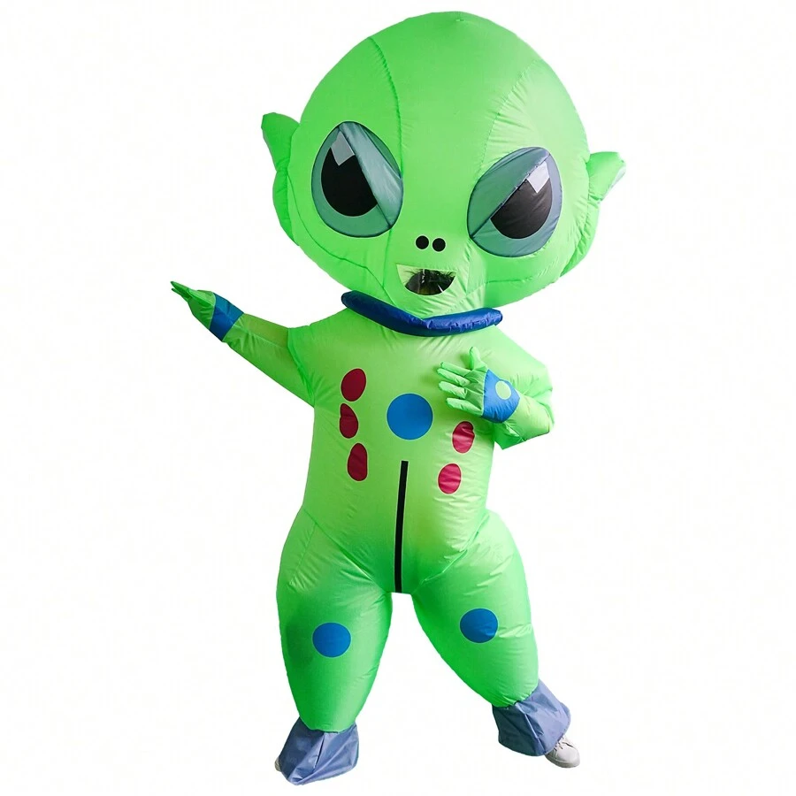 1pc ET Alien Inflatable Costume Anime Suits Dress Mascot Party Cosplay ...