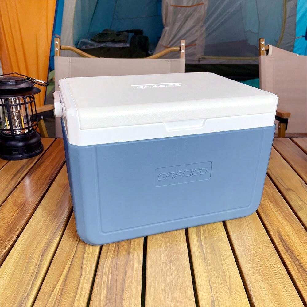 Mini 5L Outdoor Ice Cube Cooler Box, Camping Portable Insulated Box ...