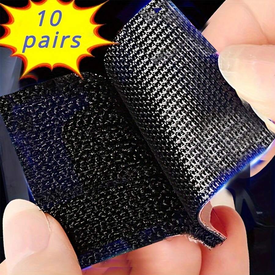 10 Pairs Invisible Car Floor Mat Fasteners Adhesive Tape With High ...