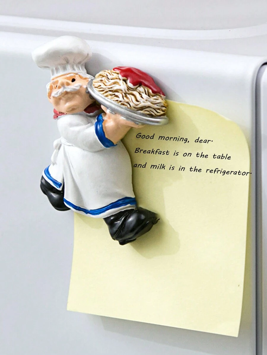 1pc Refrigerator Magnets, Cartoon Chef Fridge Magnets, Cute Decorative ...