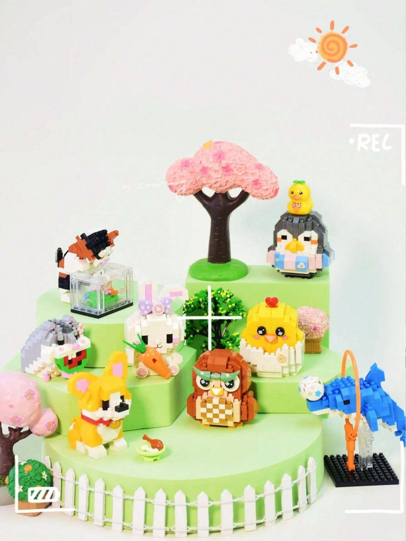 Miniature Micro Particles Building Blocks Toy - Cute Small Animal ...