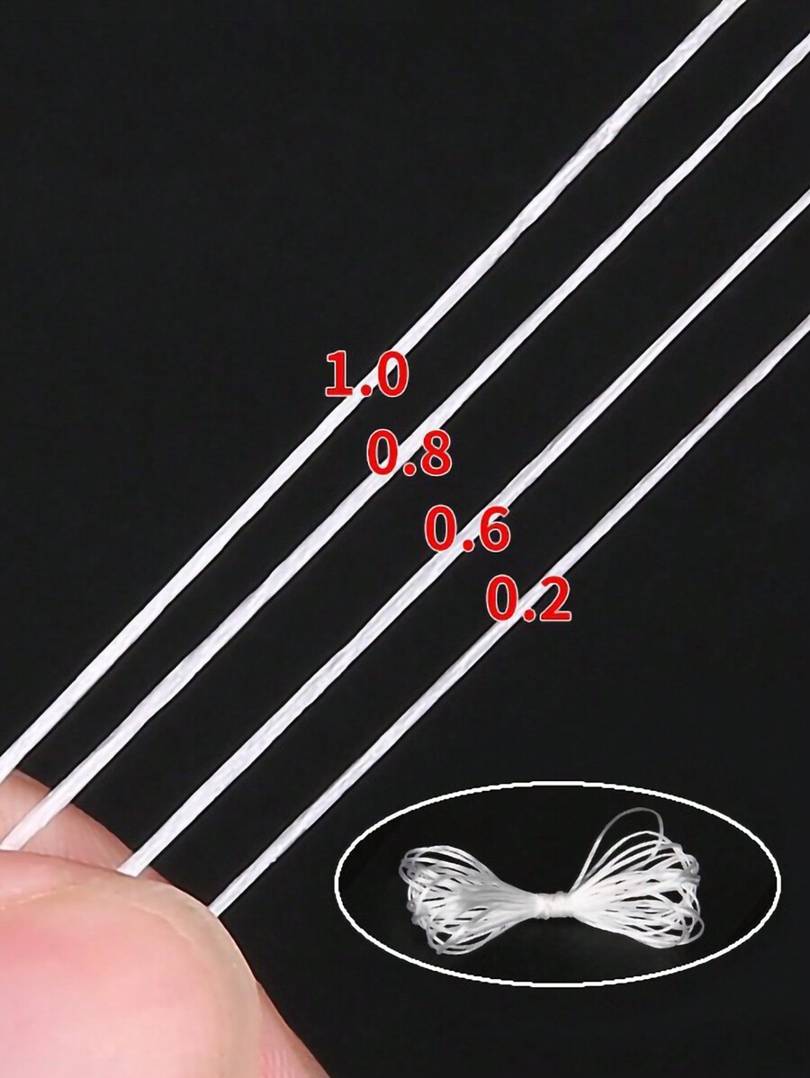 1 Pc Crystal Elastic Thread, Flat Spandex Elastic Thread, Elastic ...