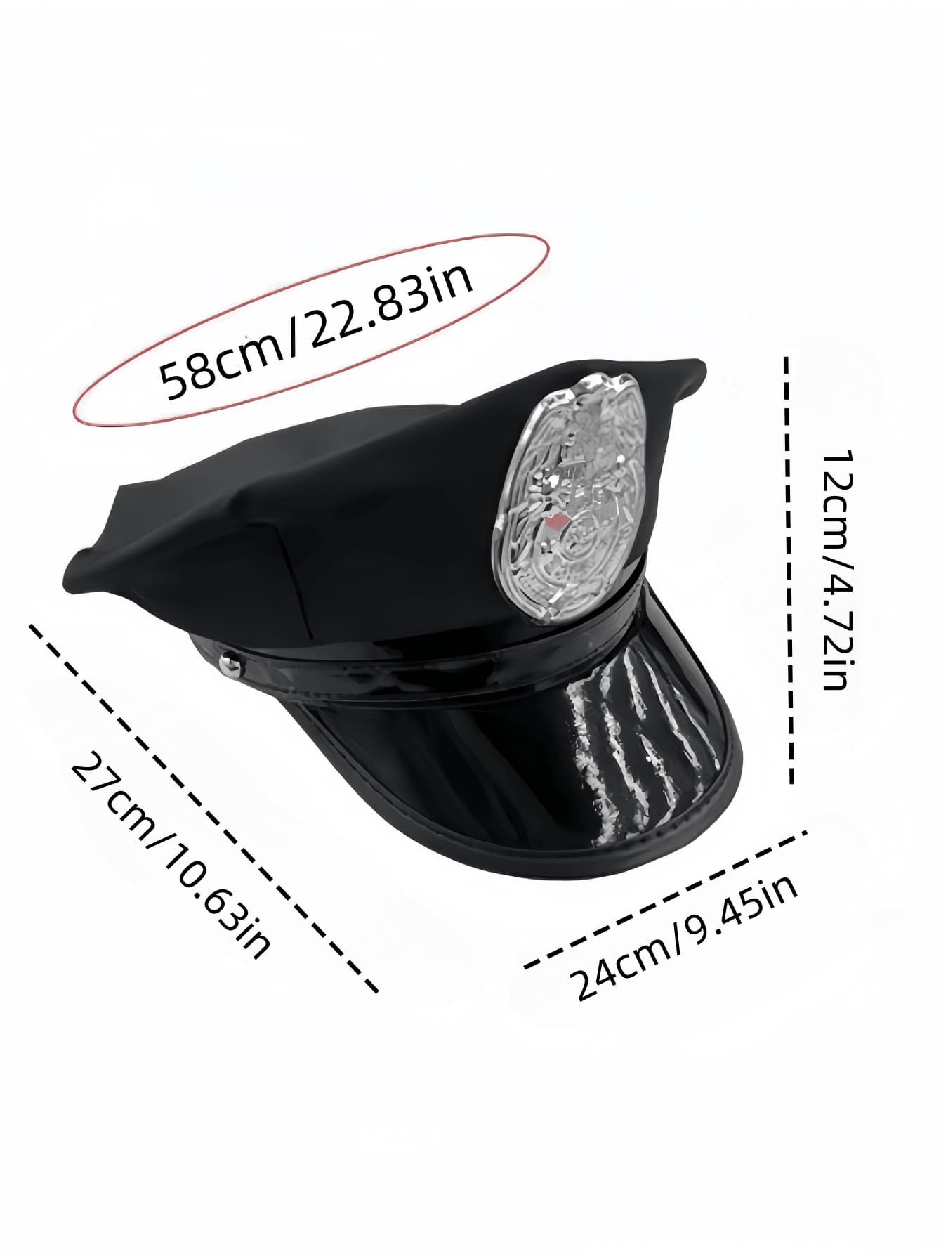 Christmas Women Police Cosplay Role-Playing Costume, Police Party Prop ...