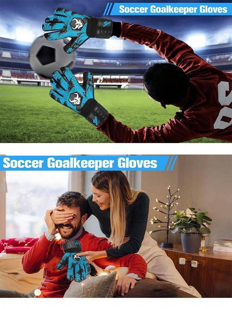 Goalie Goalkeeper Gloves,Strong Grip For The Toughest Saves, With ...