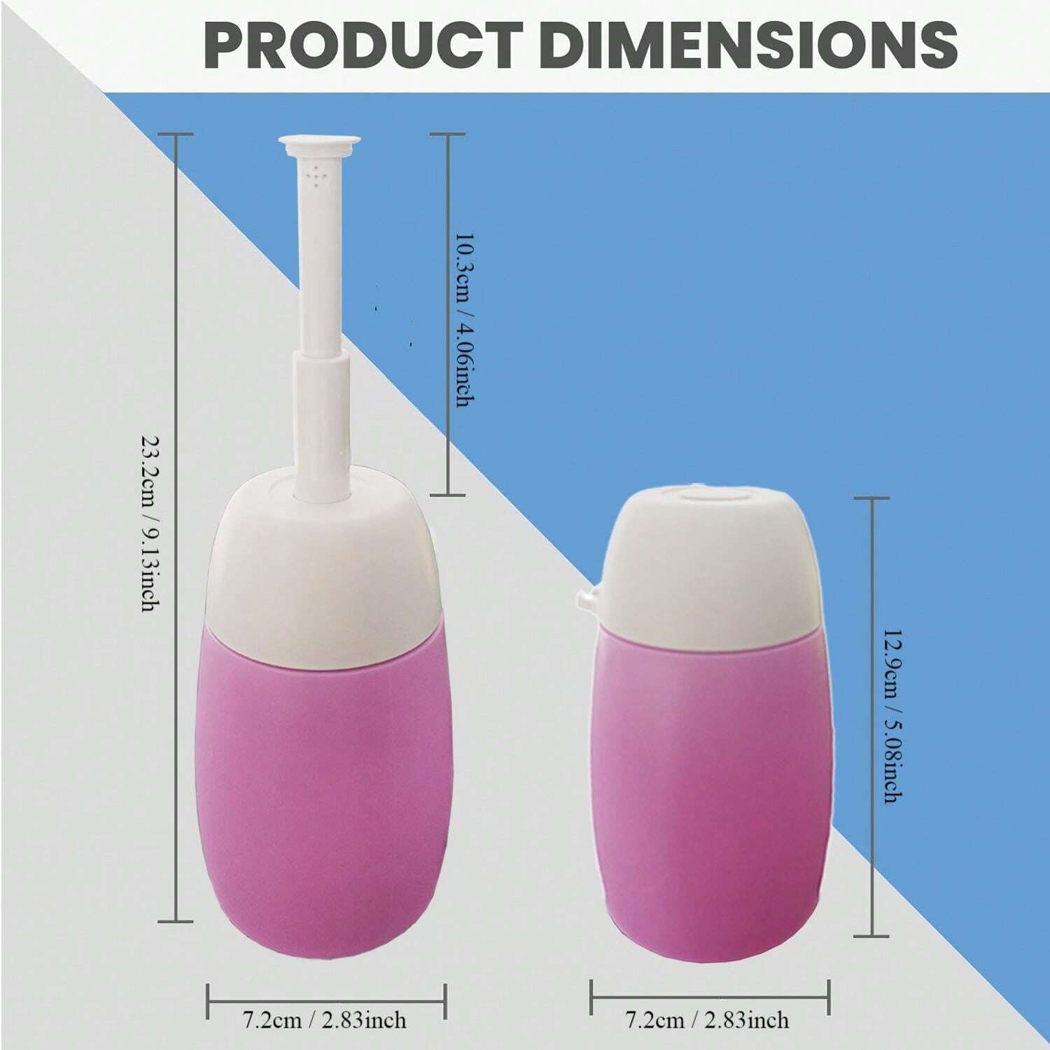 Upside Down Perineal Wash Bottle, Portbable Bidet Bottle For For ...