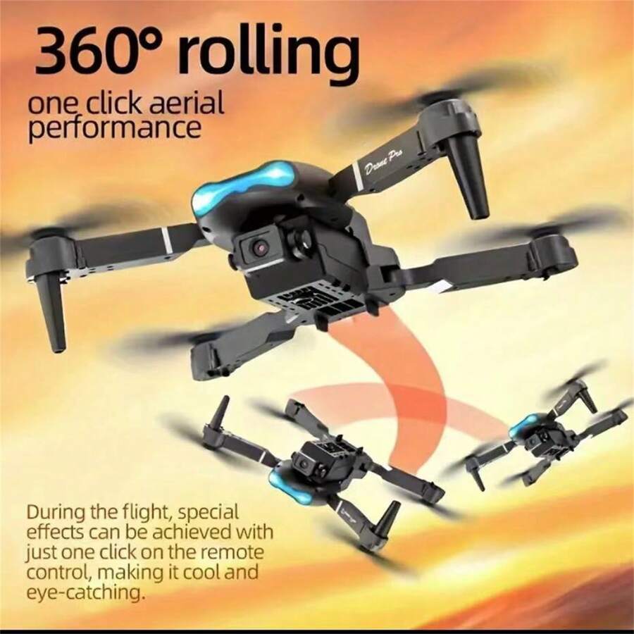 Newly Upgraded E99 Professional Remote Control Drone, Dual Camera ...