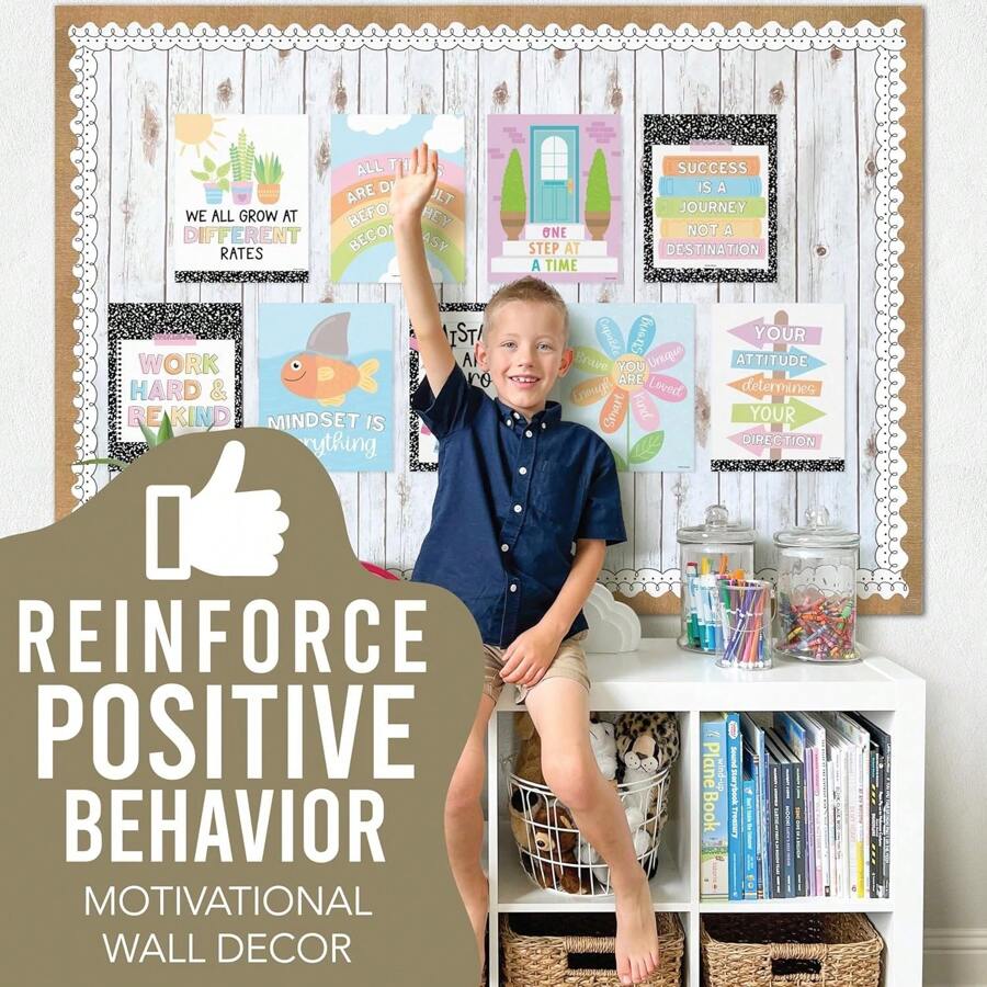 9 Colorful Classroom Motivational Posters For Classroom Decor ...