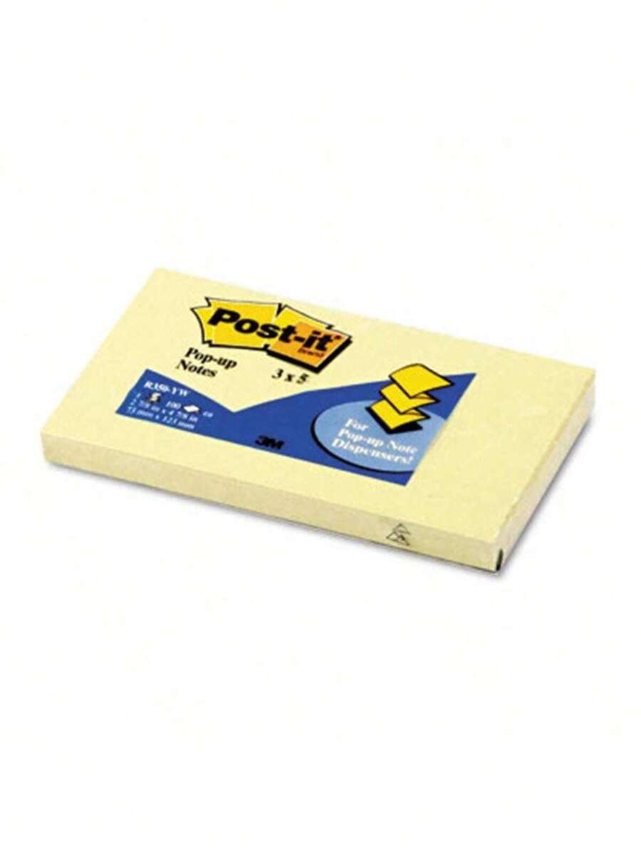 Unbeatablesale Sticky Note Pop-Up Notes R-350-YW Pop-Up Note Refill- 3 ...