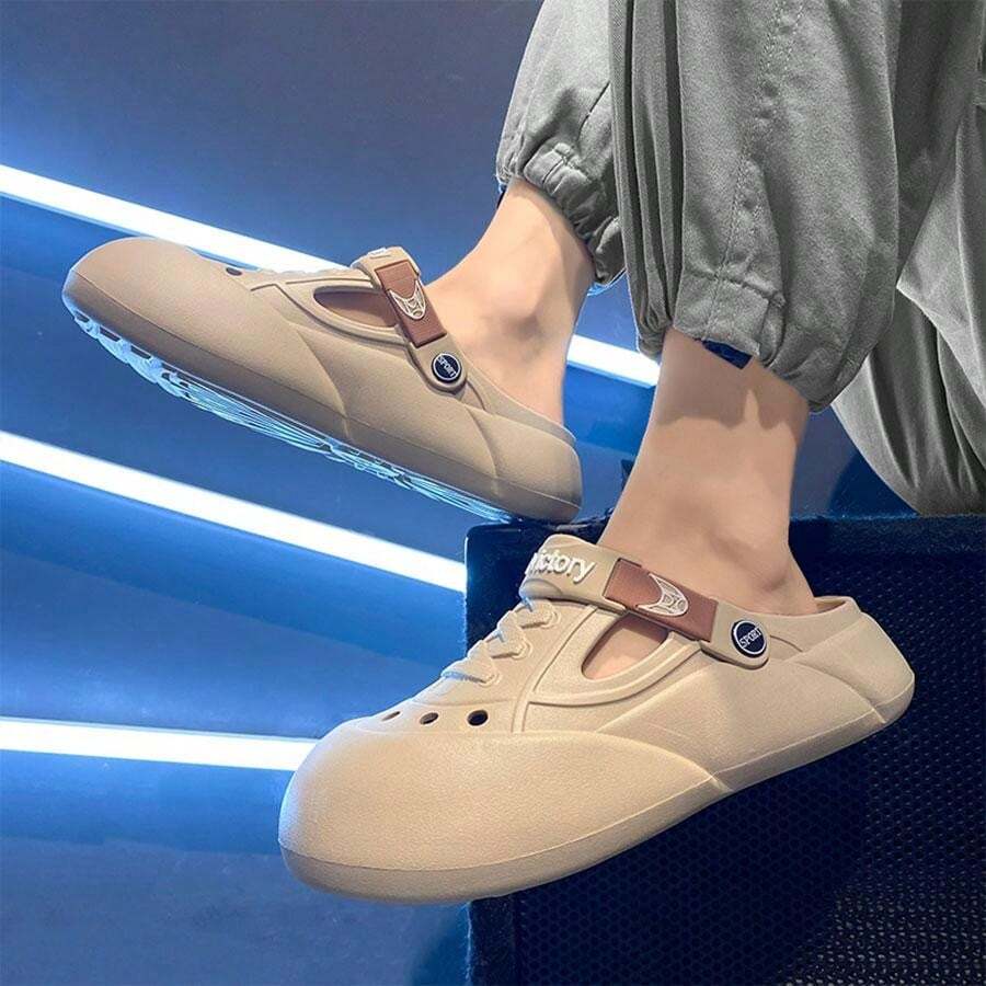 Men's Summer Sandals, Thick And Slip-Resistant Beach Shoes, Casual And ...