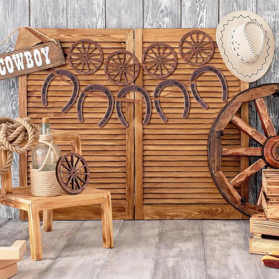 24 Pcs Western Theme Party Decorations Birthday Table Centerpieces Mini ...