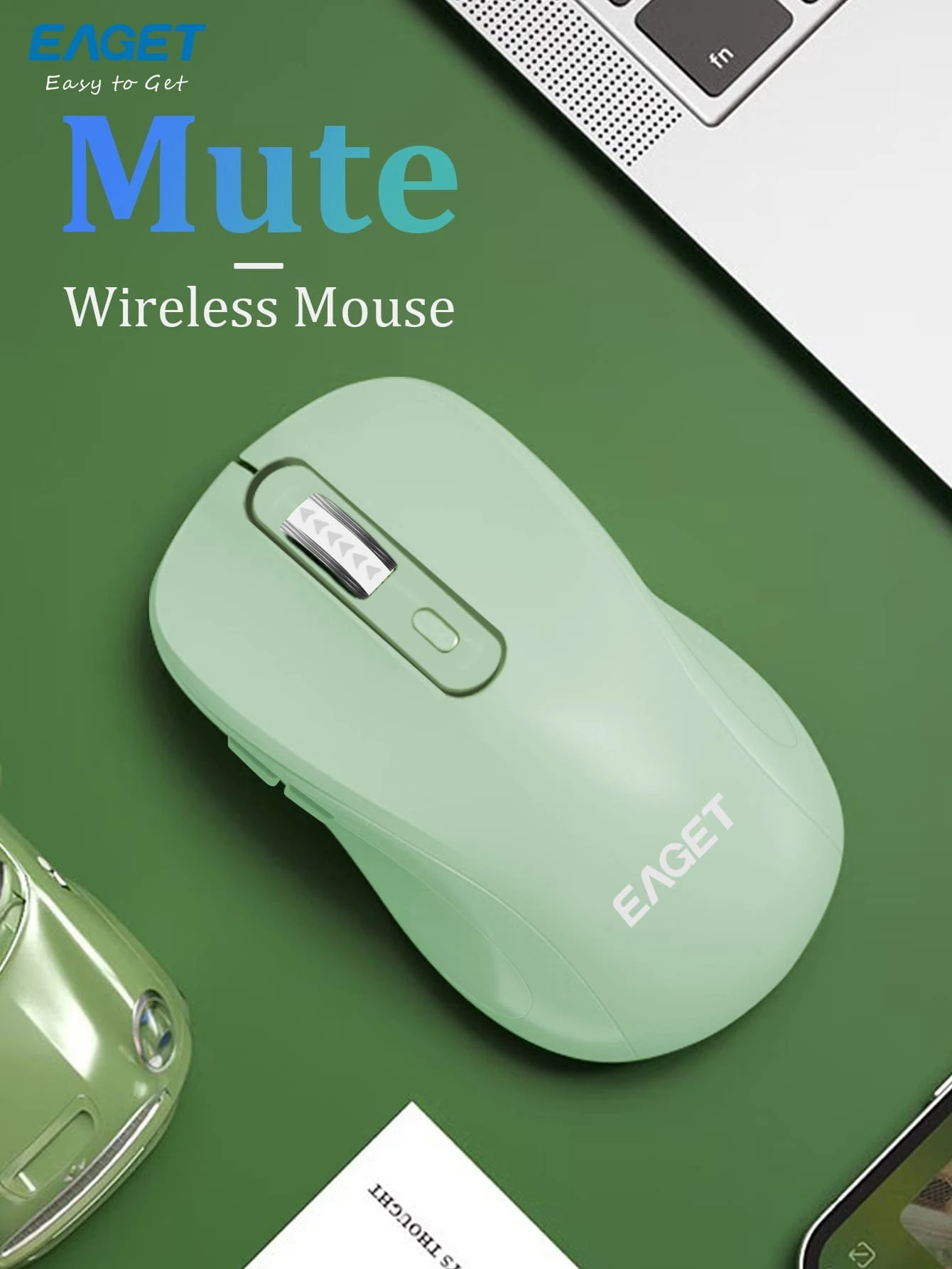 Eaget Wireless Mouse Rechargeable With 2.4G Wireless Charging Dual Mode ...