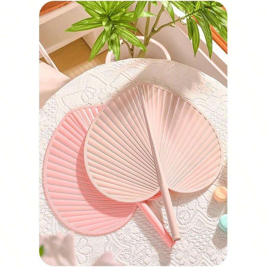 1pc Minimalist Plastic Hand-Cranked Fan, Thickened And Anti-Breaking ...