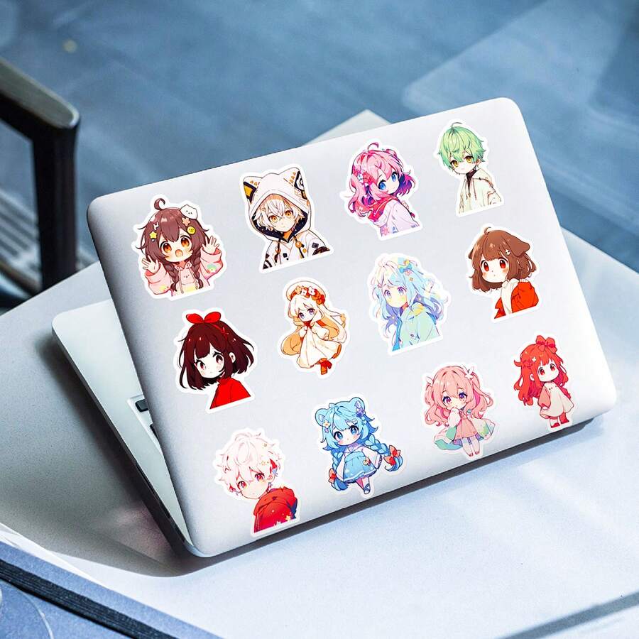 50Pcs Cute Anime Sticker Pack, Vinyl Waterproof Stickers For Water ...