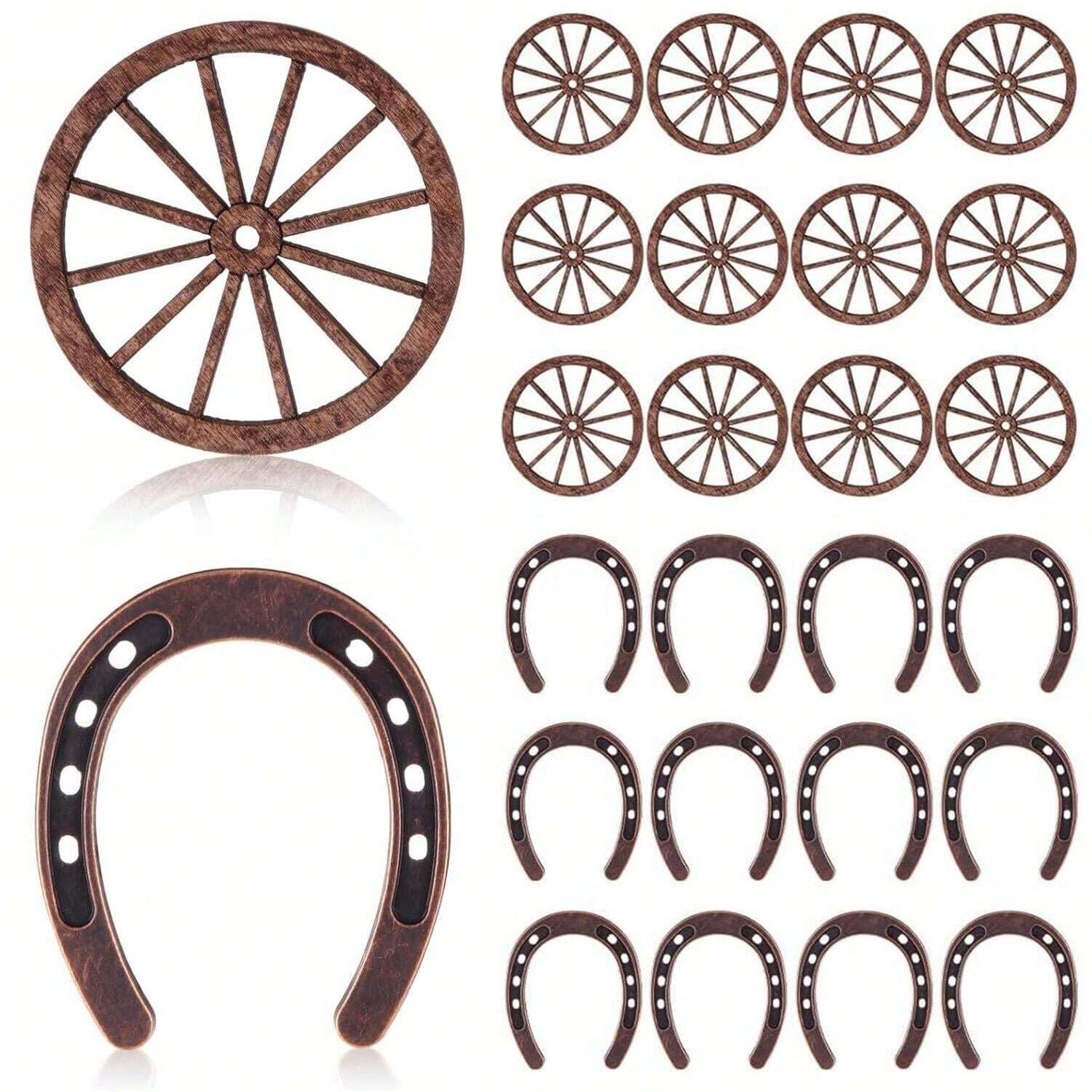 24 Pcs Western Theme Party Decorations Birthday Table Centerpieces Mini ...