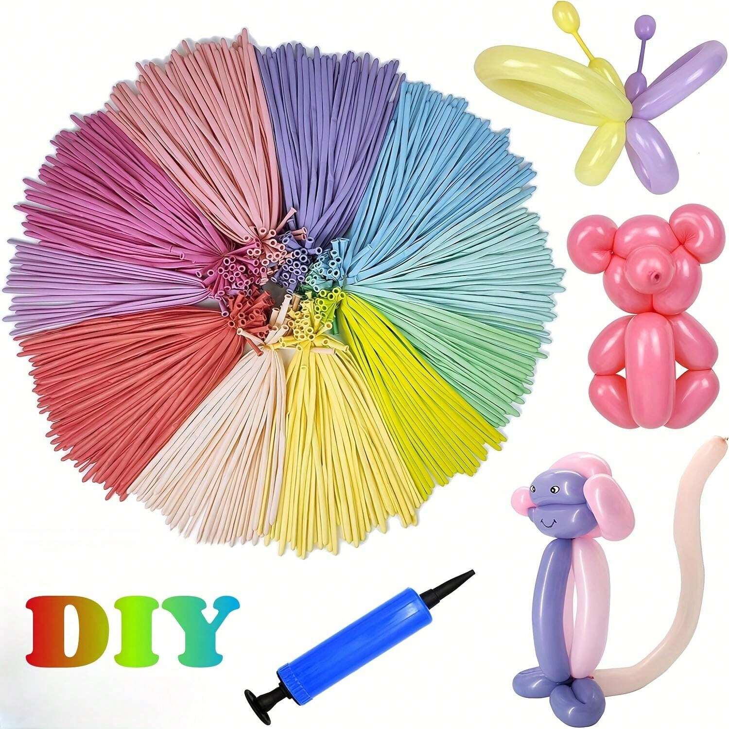 100pcs 260 Model Balloons, Premium Long Balloon Latex Twist Balloons ...