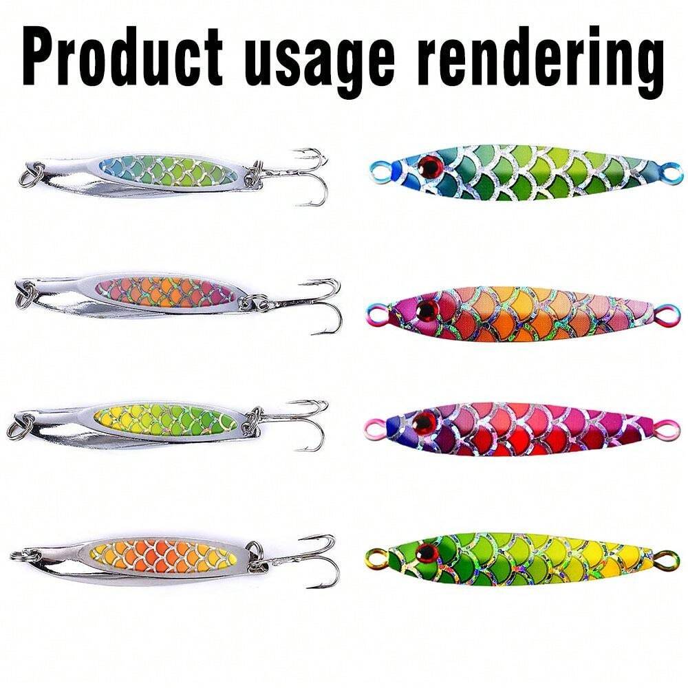 10Colors/Pack Fish Scale Lure Colored Laser Paper Film None Adhesive ...