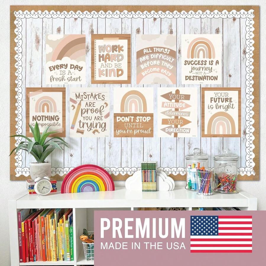 9 Boho Classroom Motivational Posters For Classroom Decor ...