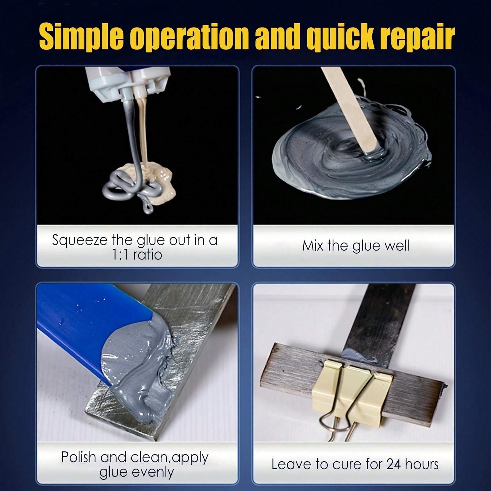 Jansbon Casting Glue Strong Welding Ab Glue, Stainless Steel Plastic ...