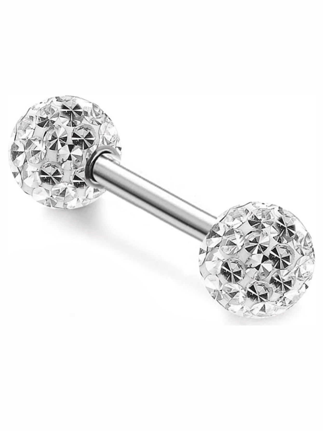 1pc Fashionable Personality Stainless Steel BCR Ball Eyebrow Piercing ...