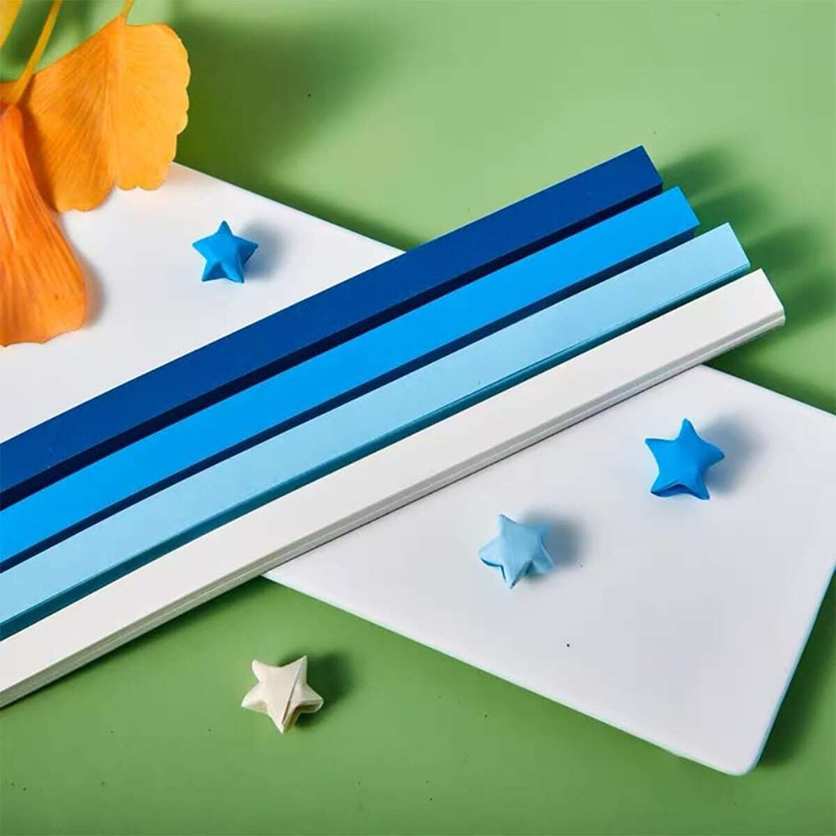 540pcs Gradual Color Star Origami Strip Folding Lucky Star Pentagram ...