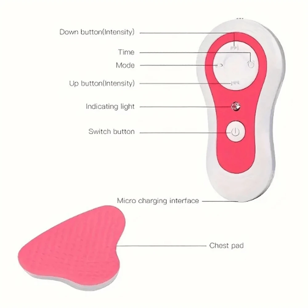 Electric Breast Massager Vibrating Breast Massage Device Intelligent