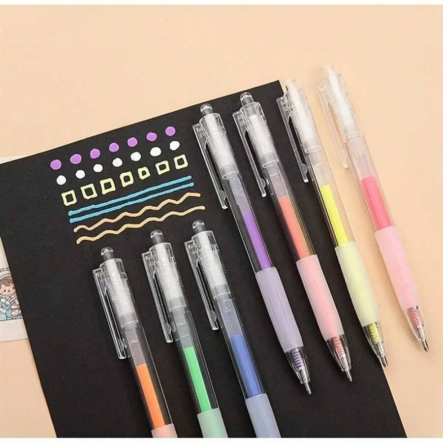 12-Color 3D Jelly Gel Pens - Candy-Cute & Creative - Smooth Writing ...