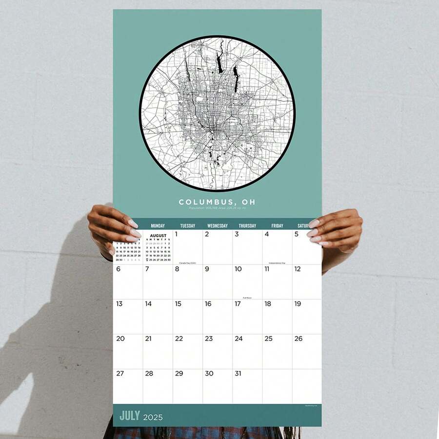 2025 Home: Ohio Wall Calendar | SHEIN USA