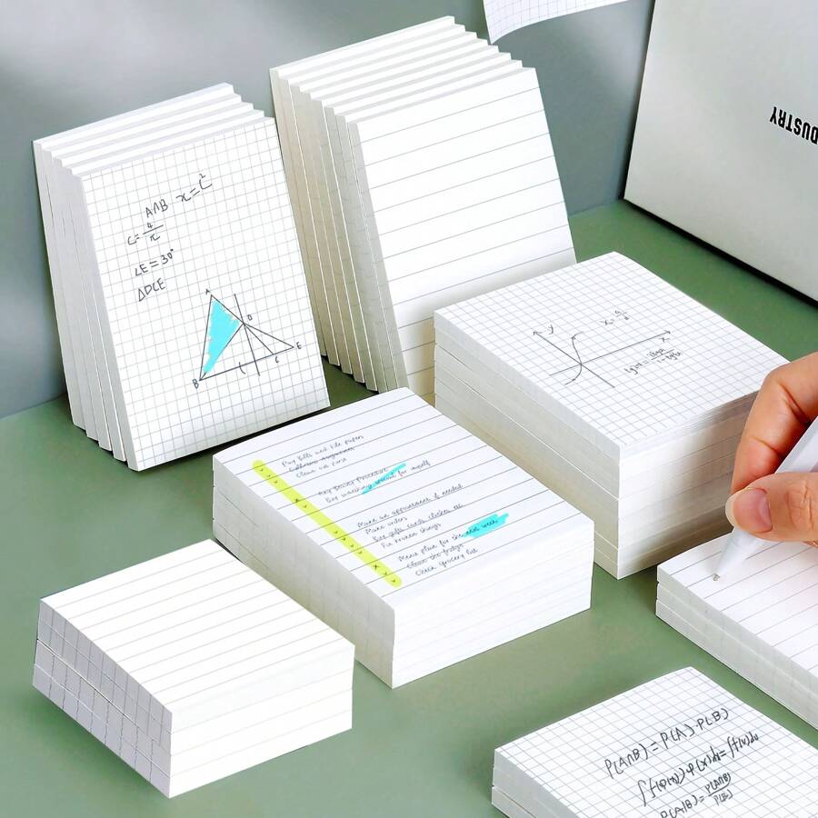 80 Small & 60 Large/Medium Self-Adhesive Portable Student Note Markers ...