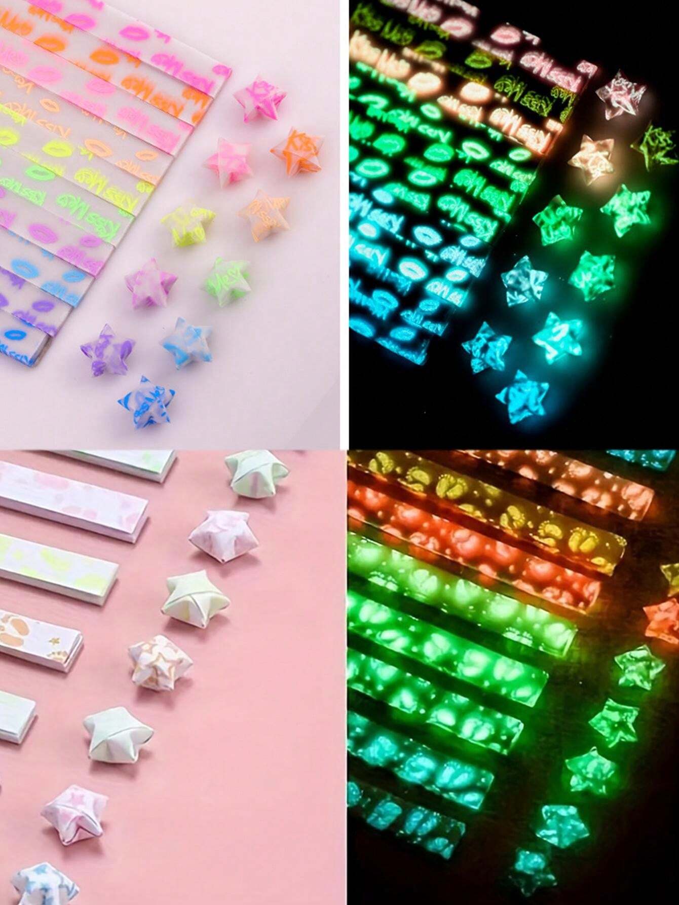 Night Light Origami Stars Paper 8 Different Designs Of Beautiful Paper ...
