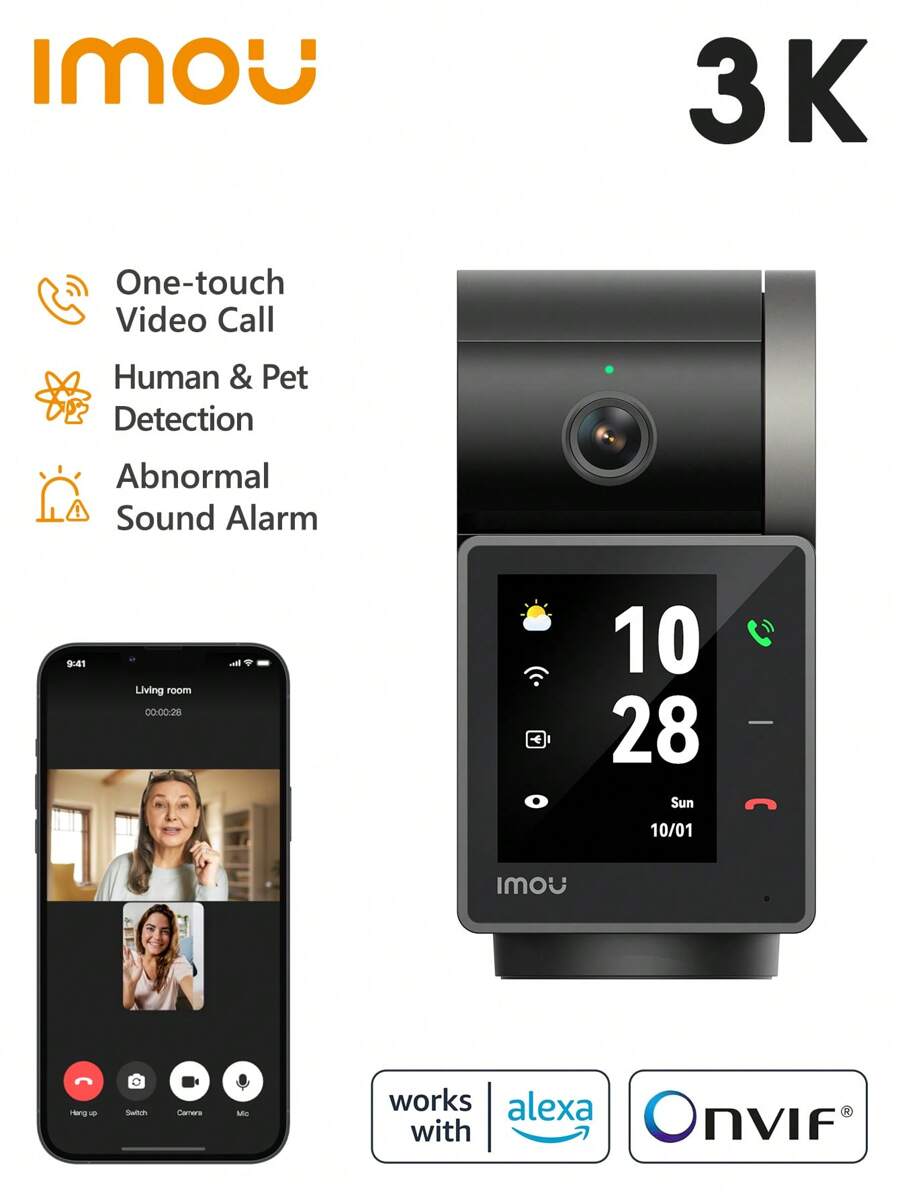 IMOU IMOU Rex VT 5MP PT Camera PT Camera Two-Way Video Talks WIFI ...