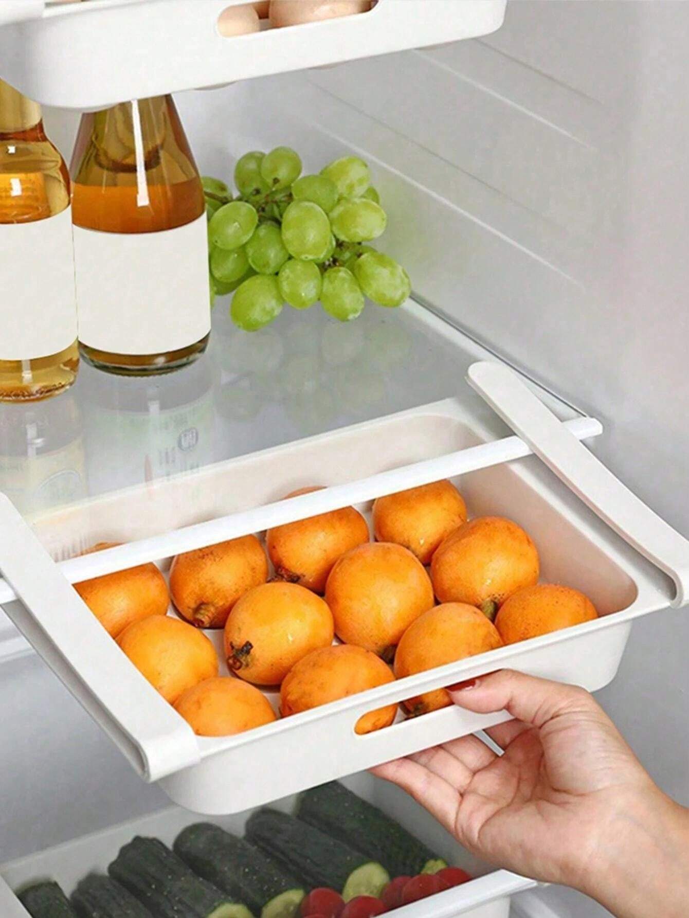 12-Compartment Kitchen Refrigerator Drawer Storage Box, Egg Holder ...