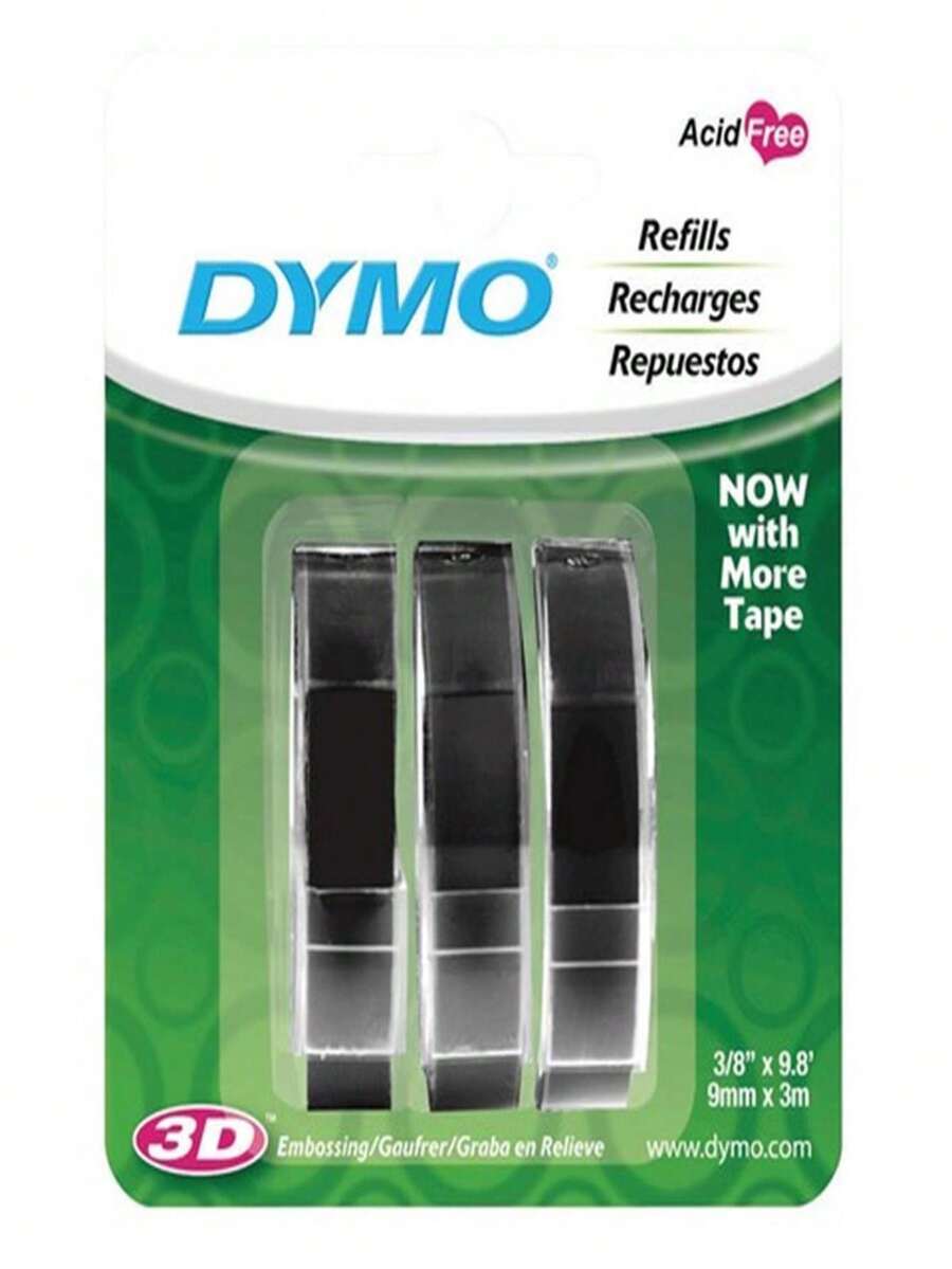 Unbeatablesale Dymo 1741670 Black Labelmaker Refill Tape | SHEIN USA