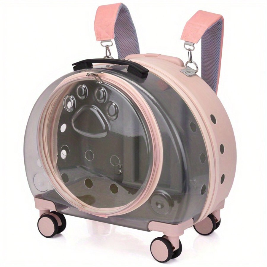 Small Pet Trolley Case Portable Space Module Double Shoulder Pet Case ...