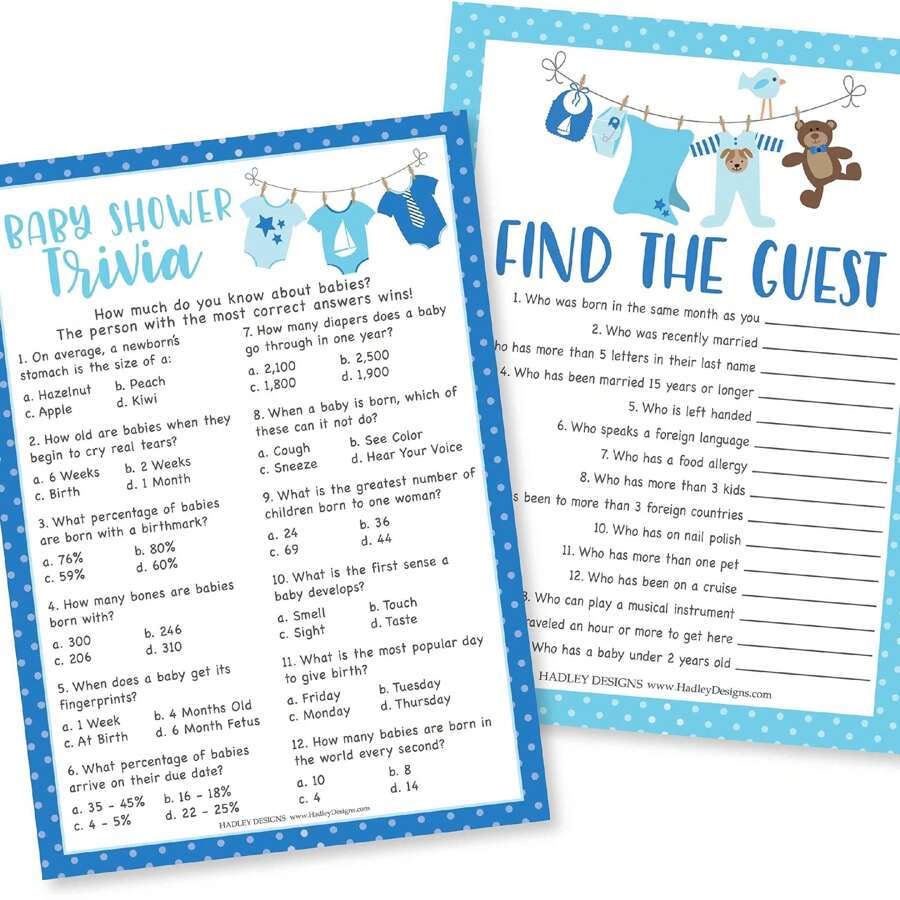 Clothesline Baby Shower Games | SHEIN USA