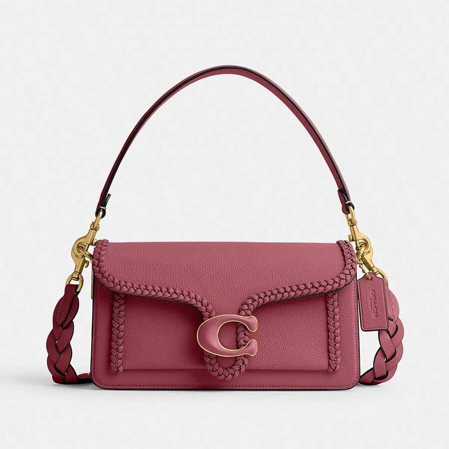 Coach Tabby 26 Women Shoulder Bag Crossbody Handbag With Covered C Flap Bag Snap Closure Casual ...